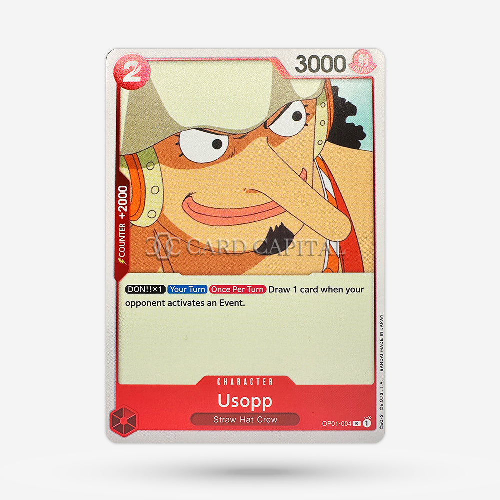 Usopp (OP01-004) Rare EN NM+ | CardCapital
