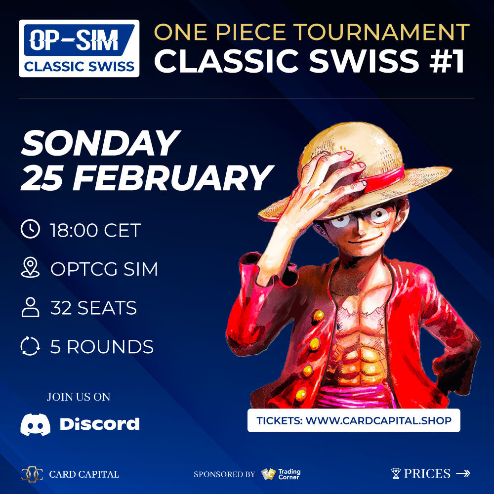 OPTCG SIM - CLASSIC SWISS #1 | 02/25/2024 | CardCapital